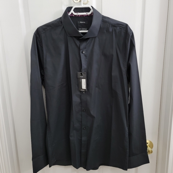 RW&CO. | Shirts | Xl Mens Black Slim Fit Dress Shirt | Poshmark